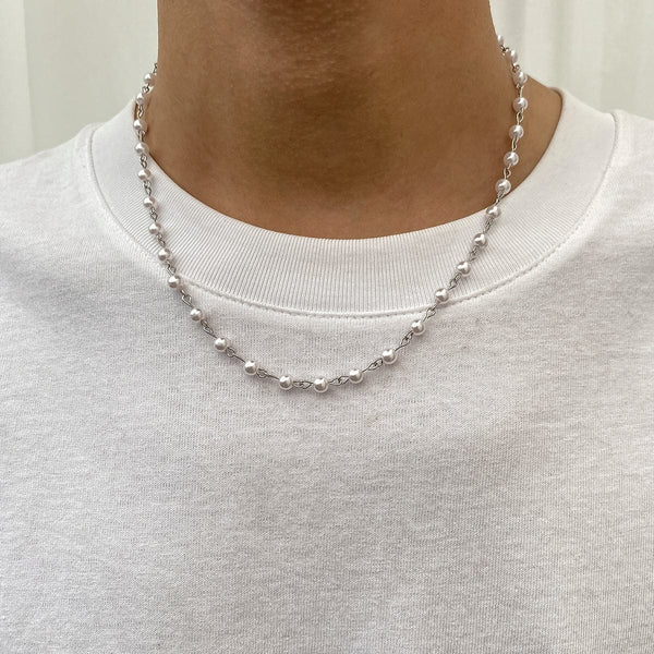 Collier a perle homme | Chaîne Bijoux